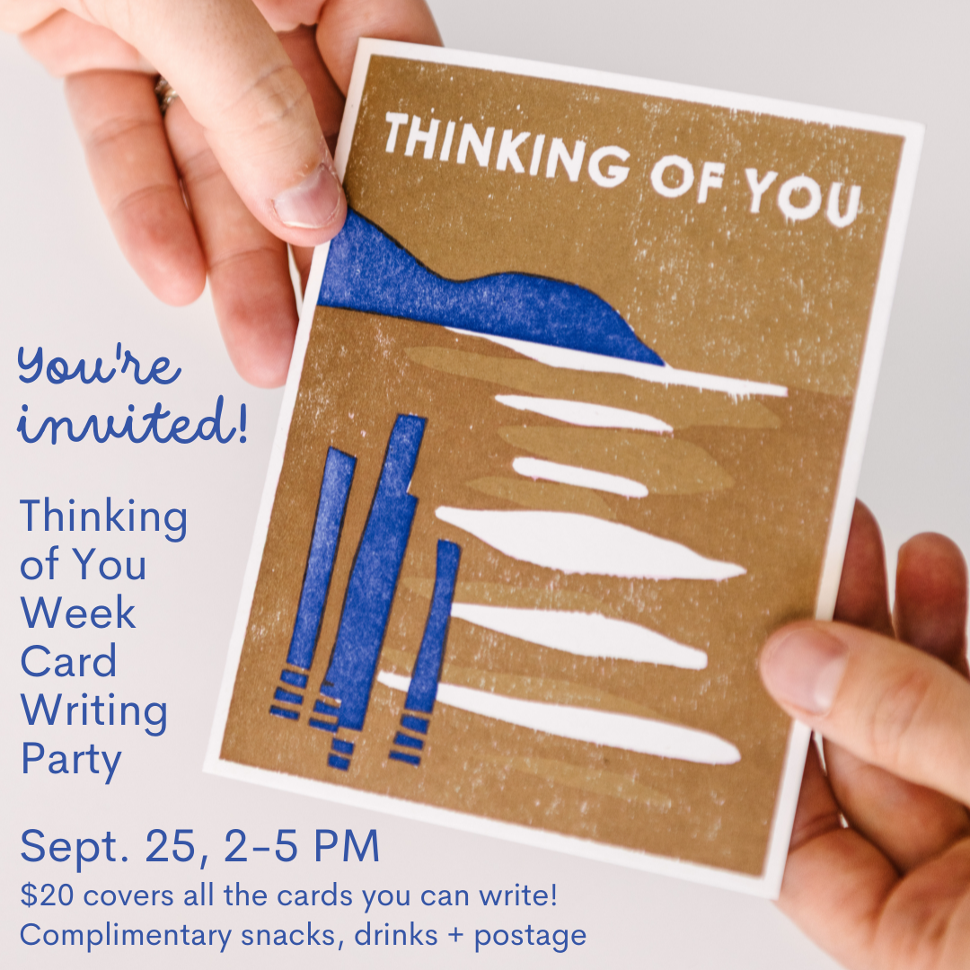 Join us at our Fort Wayne Studio for a Card Writing Party! – Heartell Press