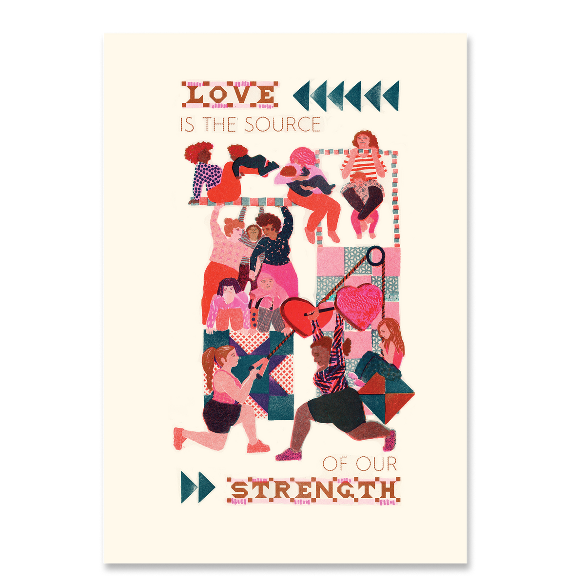 Love is the Source Risograph Art Print – Heartell Press