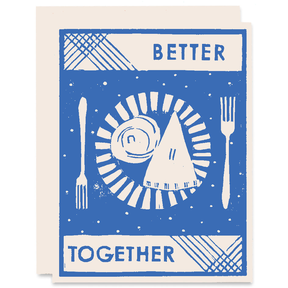 Better Together Letterpress Card – Heartell Press