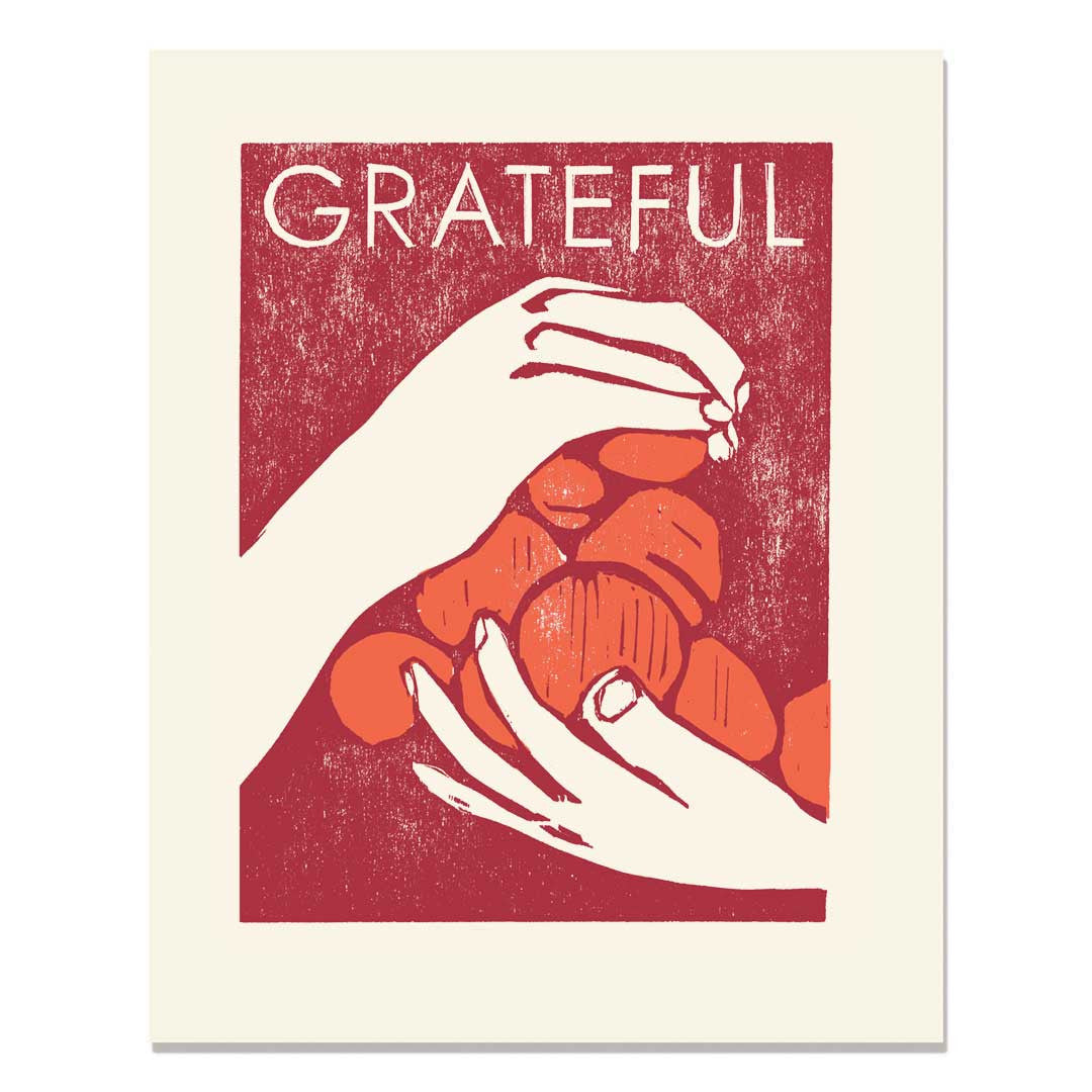 Grateful Hands Art Print – Heartell Press