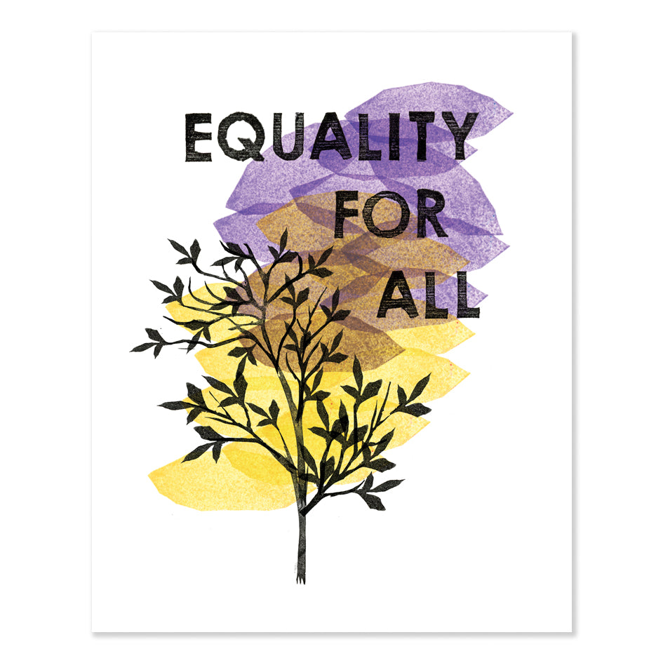 Equality for All 8 x 10" Art Print – Heartell Press